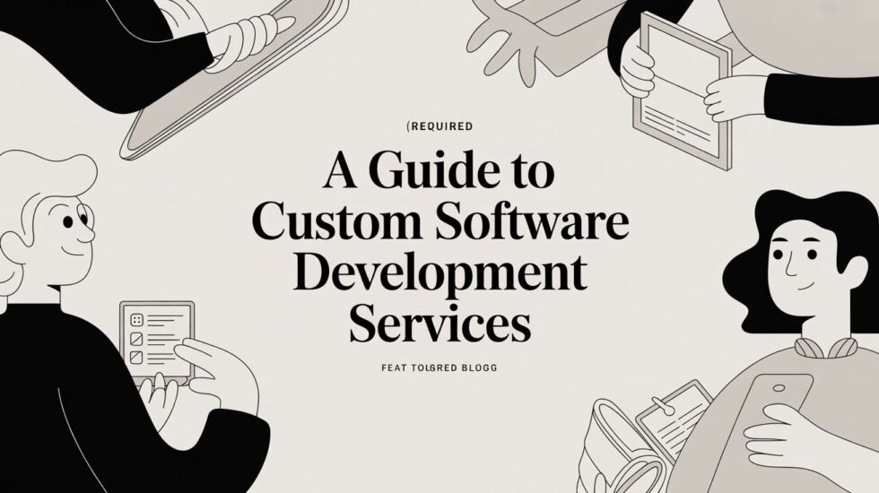 A Guide to Custom Software Development Services