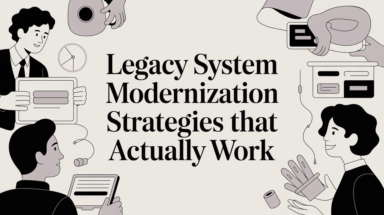 Legacy System Modernization Strategies That Actually Work