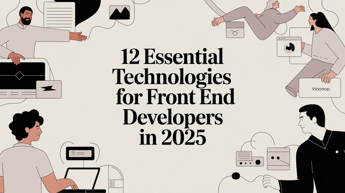 12 Essential Technologies for Front End Developers in 2025
